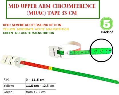 3S Mid-Upper Arm Circumference (MUAC) 33 Cm for Children (Pack of 5 pcs ...
