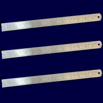 Shyam Sarowar Stainless Steel Scale/Ruler 1 Foot (30 cm / 12 inch ...