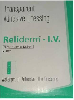 Curelife Relidrem-IV Transparent Film Dressing (10x12.5cm) (Pack of 10 ...