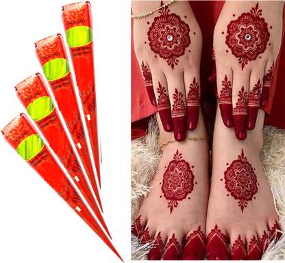 SHIZUKESA 100% red color hair mehndi for beauty girls Natural Mehendi ...