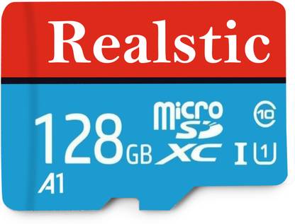 Realstic Memory Card sd card 128 GB MicroSD Card Class 10 130 MB/s ...