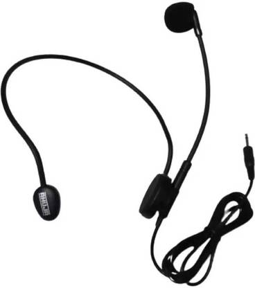 Ahuja HBM-50 Headphone Mic 1mtr+ Cell Slot 6.5mm / P38 Jack Pin ...