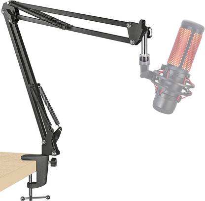Hybite Microphone Stand for Recording Studio Boom Arm Mike Holder Stand ...