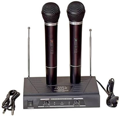 KH Professional Duel VHF Series Microphones Two Cordless Microphone ...