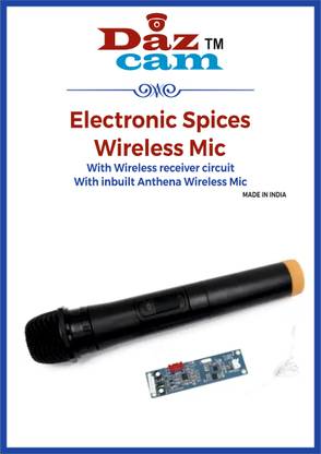 Daz Cam Wireless Mic With Wireless receiver circuit With inbuilt ...