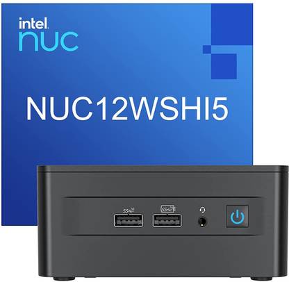 Intel NUC 12 Pro Kit NUC12WSHi50Z Mini PC with - Core i5-1240P, 12th Gen, DDR4-3200 SODIMMs, M.2 ...