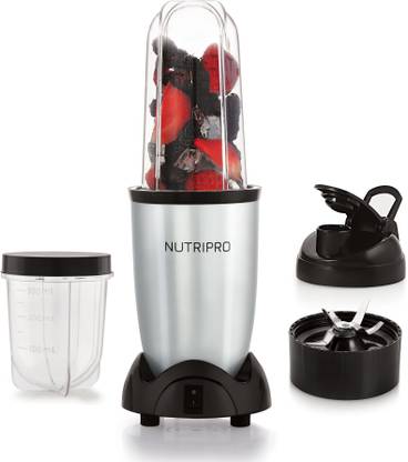 NutriPro Nutri Blender 500 Juicer Mixer Grinder (2 Jars, Silver) Price ...