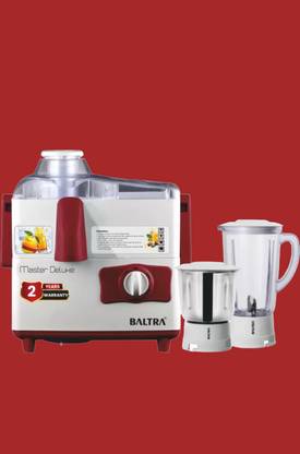 Baltra BJMG-108 Master 500 Juicer Mixer Grinder (2 Jars, White) Price ...