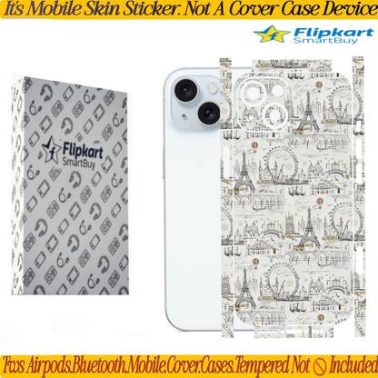Flipkart SmartBuy I PHONE 15_MOBILE SKIN sticker(BACK+SIDE+CAMERA ...
