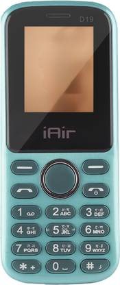 IAIR D19 Dual Sim Keypad Phone | 1200 mAH Battery & Big 1.88 Inch Display ( 32 GB Storage, 32 GB ...