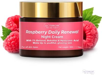 ACTIWOW Raspberry Daily Retinol Night Cream for Care - Price in India ...