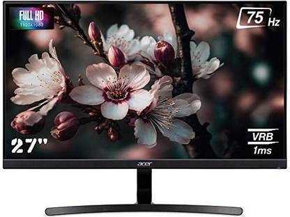 Acer 68.58 cm (27 inch) Full HD LED Backlit IPS Panel Monitor (K273 b ...