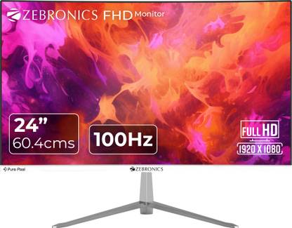 ZEBRONICS Pure Pixel 60.96 cm (24 inch) Full HD LED Backlit VA Panel ...
