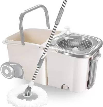 Elite Factory Double Twin Bucket Mop With Wheel-Mop Set, Mop, Cleaning ...