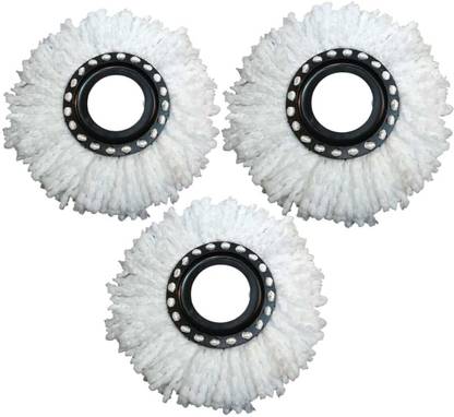 zenix Microfiber Spin Bucket Refill Only (White) - Set of 3 Refill ...