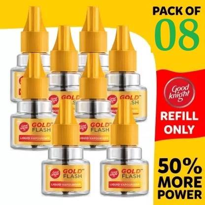 Good Knight Gold Flash Mosquito Vaporiser Refill 8 Pack Mosquito ...