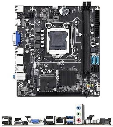 EVM EVMH81-DDR3 WITH NVME PORT LGA 1150Socket Micro-ATX Intel H81 ...