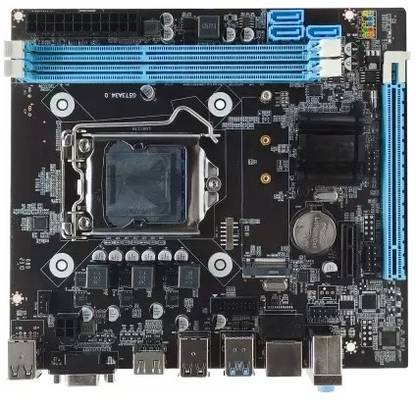 MU ENTERPRISES H81M2 with PCIE M.2 / NVMe Slot LGA 1150Socket Micro-ATX ...