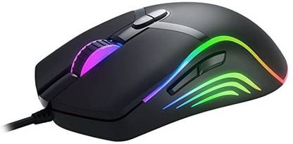 FASHION CREATIONN Wired Optical Gaming Mouse With Running RGB LEDs ...
