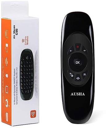 RuhZa All-in-One 2.4GHz Air Mouse QWERTY Keyboard Remote Controller ...