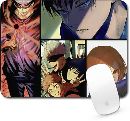 Times Comic Jujutsu Kaisen Collage Mouse Pad JJK Group For Laptop Desk ...