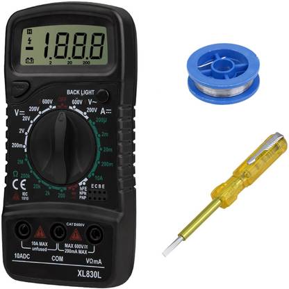 Crafts Haveli Multimeter 830, Soldering Wire & Tester Digital ...