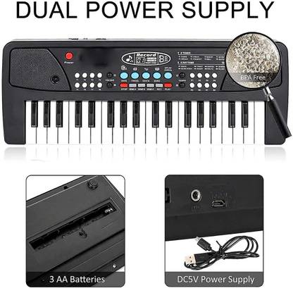 KAVANA Kids Piano Keyboard,with Microphone Portable Electronic ...