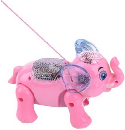 HALO NATION Walking & Triumphing Elephant Battery Operated Light Music ...