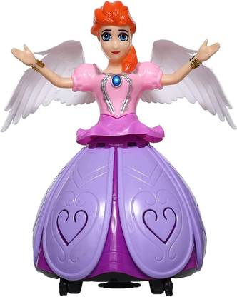 cutiefly Musical Dancing Doll with Light & Music 360 Rotating Bump n Go ...