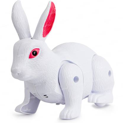 FIDDLERZ Rabbit Toy for Kids with Light and Sound Action Bunny Rabbit ...