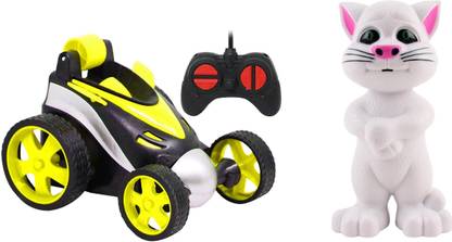 Acoustika Combo Toys - Intelligent Touch Talking Tom Cat & 3D Stunt ...