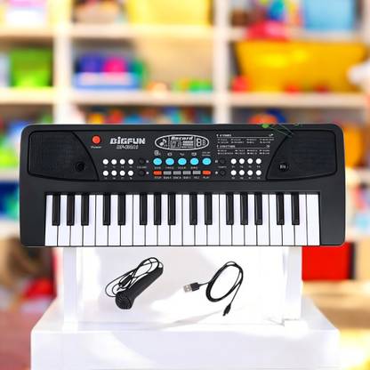 Mahi Zone 37-Key Musical Piano Keyboard with Microphone Songs Recording ...