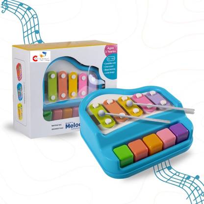 Chigy Wooh Musical Xylophone and Mini Piano, Non Toxic Plastic, Non ...