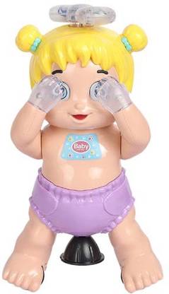 Toyvala 360 Degree Rotating Musical Dancing and Singing Doll with Bump ...