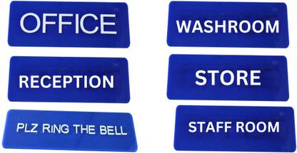 THE LABWORLD Plastic Office Name Plate Price in India - Buy THE ...