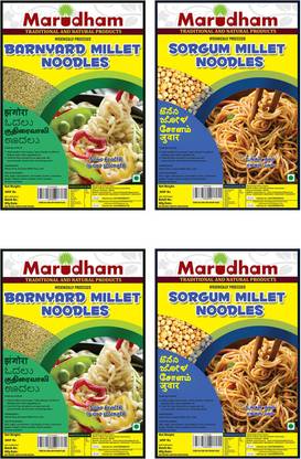 Marudham Banyardmillet_sorghum noodles_4p Instant Noodles Vegetarian ...