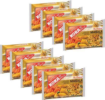 KOKA Instant Noodles - Masala Flavour(85 gm x Pack of 9) Instant ...