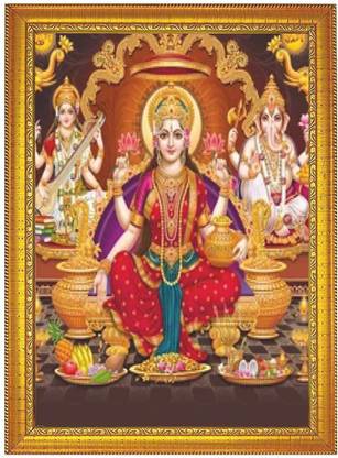 AY FASHION Goddess Laxmi Religious Frame Price in India - Buy AY ...