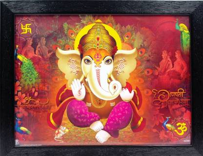 GLAMSIYA Shri Ganesh Religious Frame Price in India - Buy GLAMSIYA Shri ...