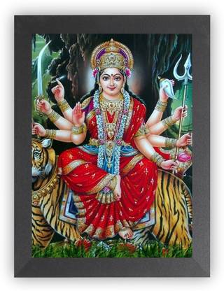 DECORPRINT DESIGN Durga Maa Nav Roop Photo Frame,Durga Maa Photo Frame ...