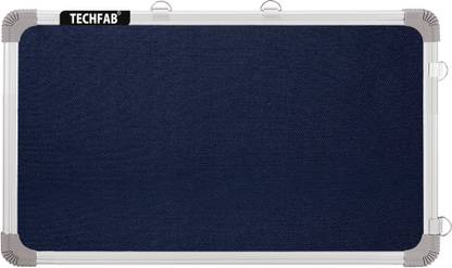Techfab 2x4 ft Blue Notice Board / Pin Up Display Board with 30 Pin for ...