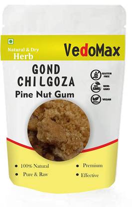 VedoMax Gond Chilgoza (Pine nut Gum) - Chilgoza (Gond Chilgoza) - (200 ...