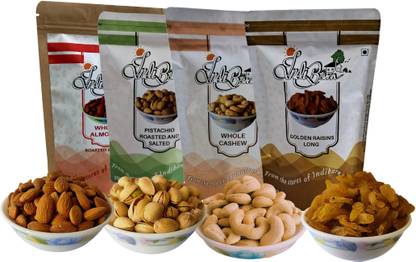 IndiBarn Roasted Pista and Almond with Cashew and Raisins Assorted Nuts Price in India - Buy ...