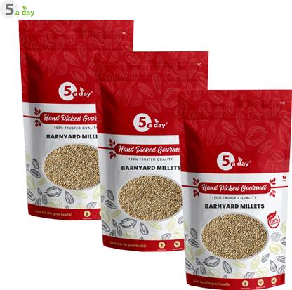 5 A Day Premium Organic Barnyard Millets | Millets, 750g Assorted Seeds ...