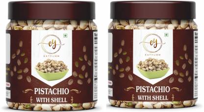 eatyumm Premium Salted|Roasted Pistachios 500Grams(Jar Pack)|Pista|Namkeen|Inshell Pistachios ...