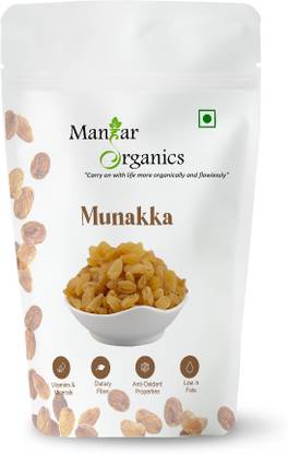 ManHar Organics Natural Munakka Raisins 250gm, Dry Munakka | Munnaka ...
