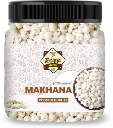OM BANNA Lotus Seed PopNut Puffed Kernels (Phool Makhana) Fox Nut Grade ...