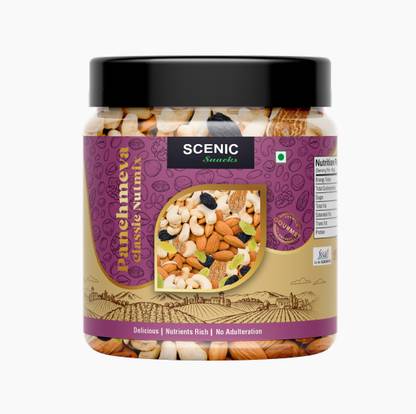 SCENIC Snacks CLASSIC NUTMix (PUNCHMEVA)| Mixed Dry Fruits And Nuts Assorted Nuts Price in India ...