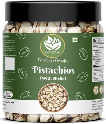 go vegan California Roasted Pistachios 1KG | Pista, Lightly Salted (JAR PACK) Pistachios Price ...