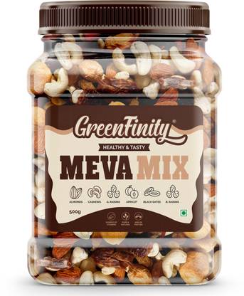 Greenfinity Mevamix 500g - Premium Dry Fruits Mix for Health & Energy ...